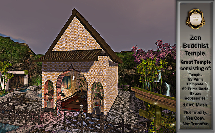 Second Life Marketplace - Backdrop Zen Buddhist Temple - Copy